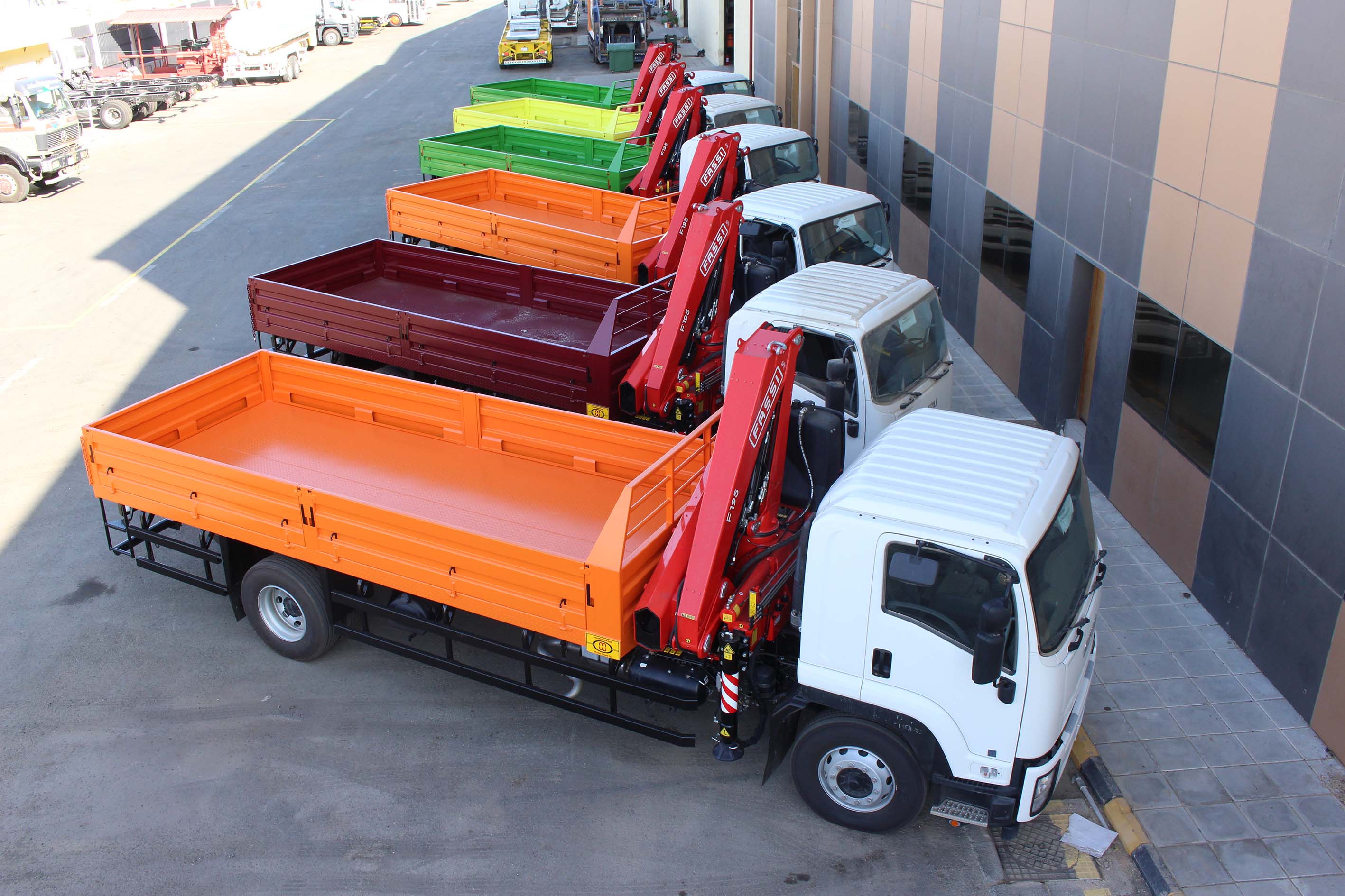 F195A 0 23 Active Cranes On 9 Units Of Isuzu FVR34Q By Metal Work Co